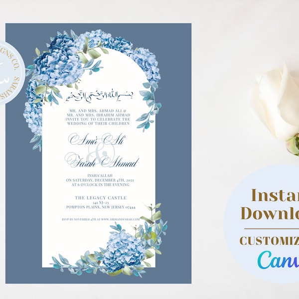 Muslim Invitation - Etsy