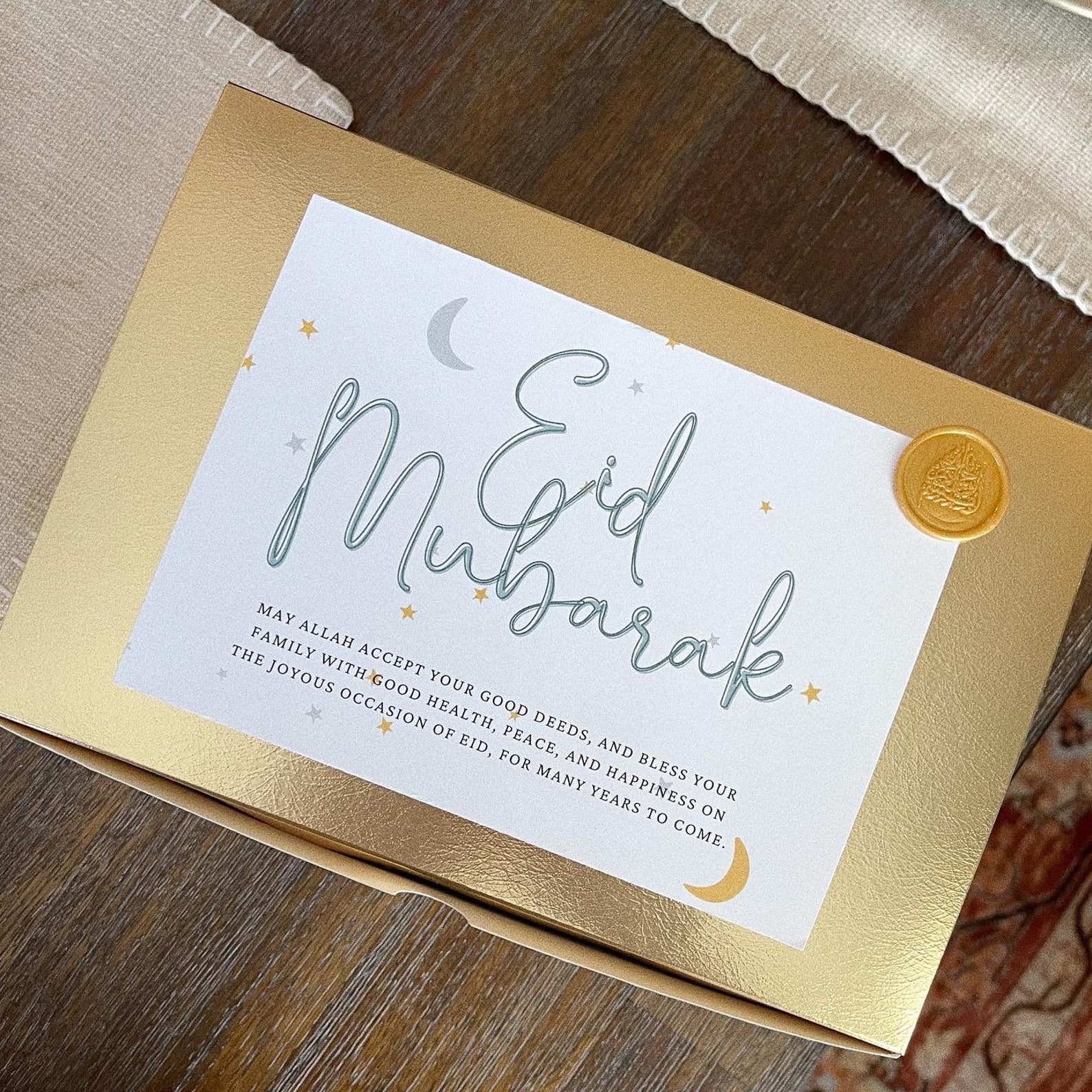 Eid Mubarak Gift Box Eid Islamic Gift Personalized Eid - Etsy