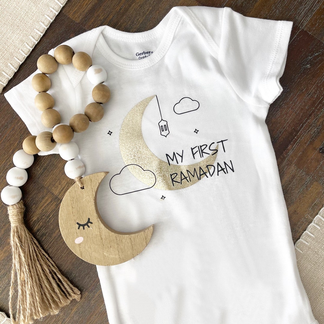 My First Ramadan Bodysuit | Muslim Newborn Gift | Custom Baby | Unisex ...