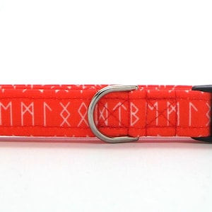 Red Runes CANVAS Dog Collar (martingale, Buckle or Tag) - Etsy