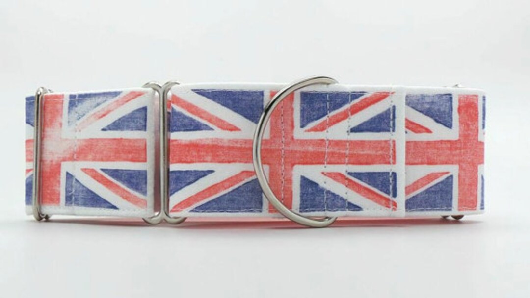 Union Jack CANVAS Dog Collar (martingale, Buckle or Tag) - Etsy