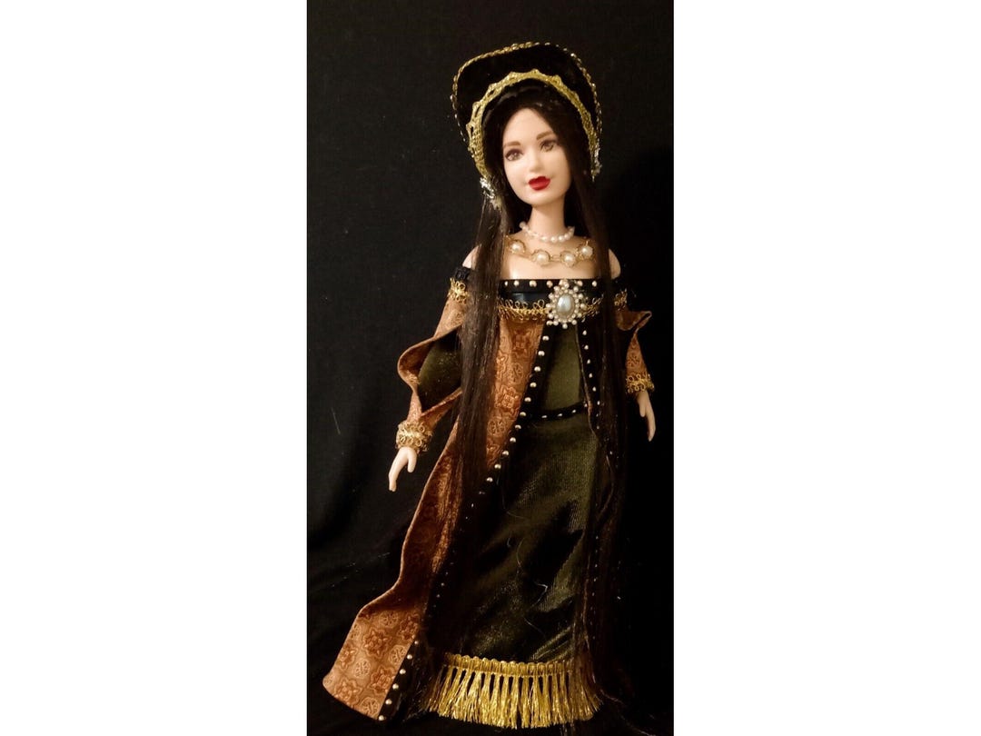 Margaret Tudor Queen of Scotland Wife of King James IV Ooak Barbie Doll ...