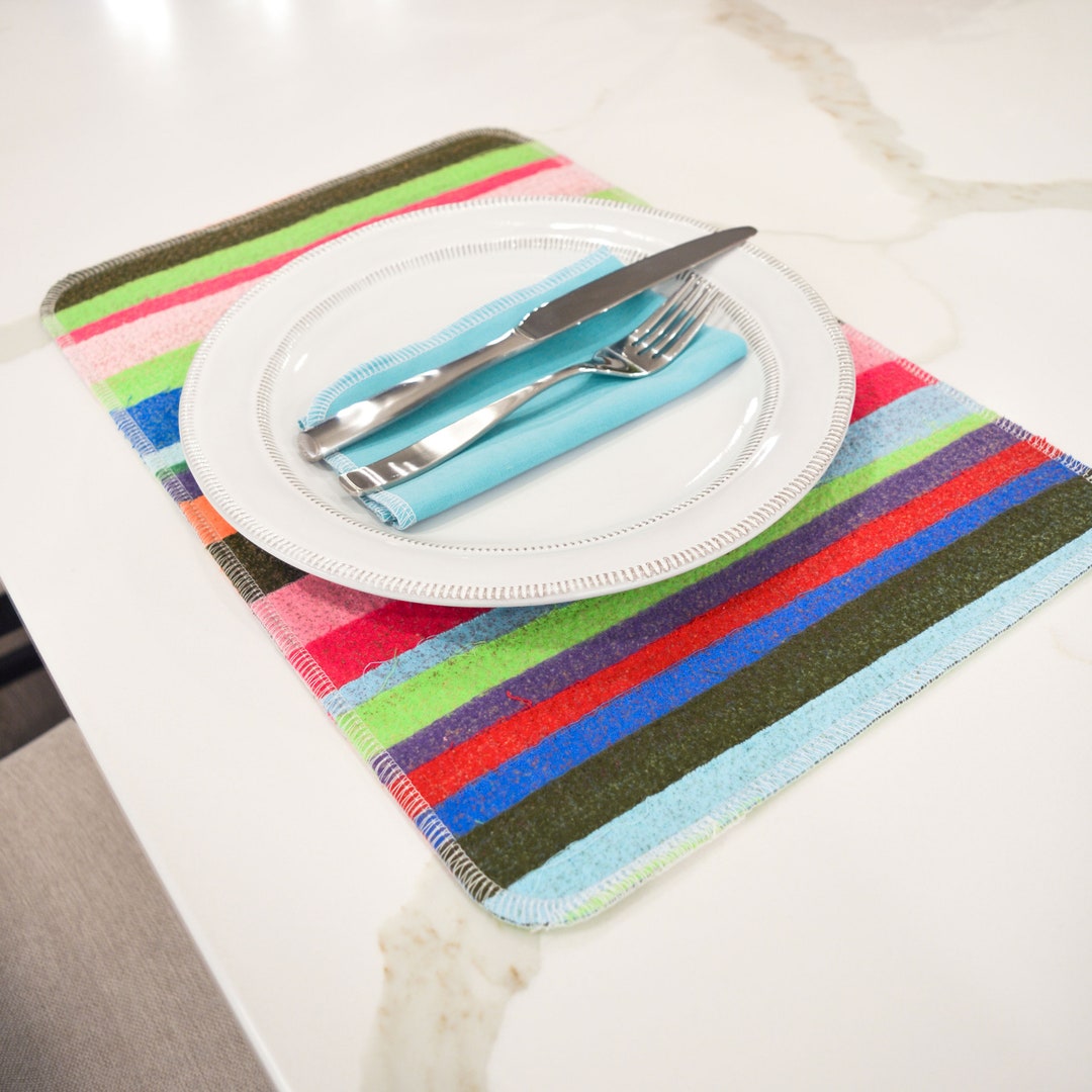 Scrap Felt Placemat/drying Mat - Etsy