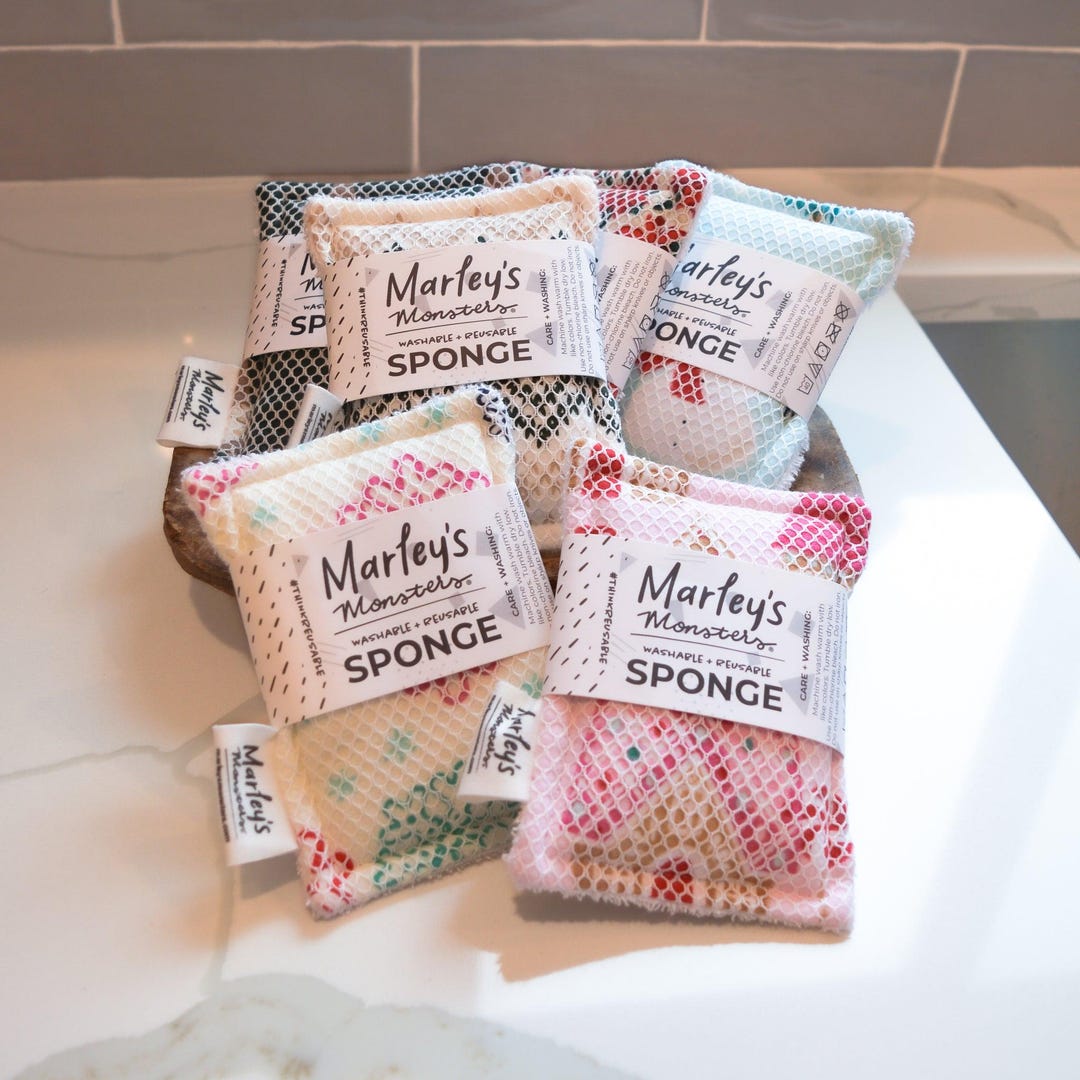 Washable Sponge 2-pack: Holiday Prints - Etsy