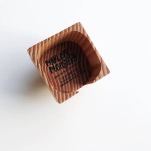 Facial Rounds Container: Natural Wood Container for Facial Rounds ...