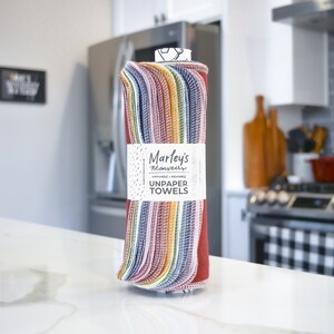 Unpaper® Towels: Earthy Rainbow, 12 or 24 Sheets. Made in the USA of ...