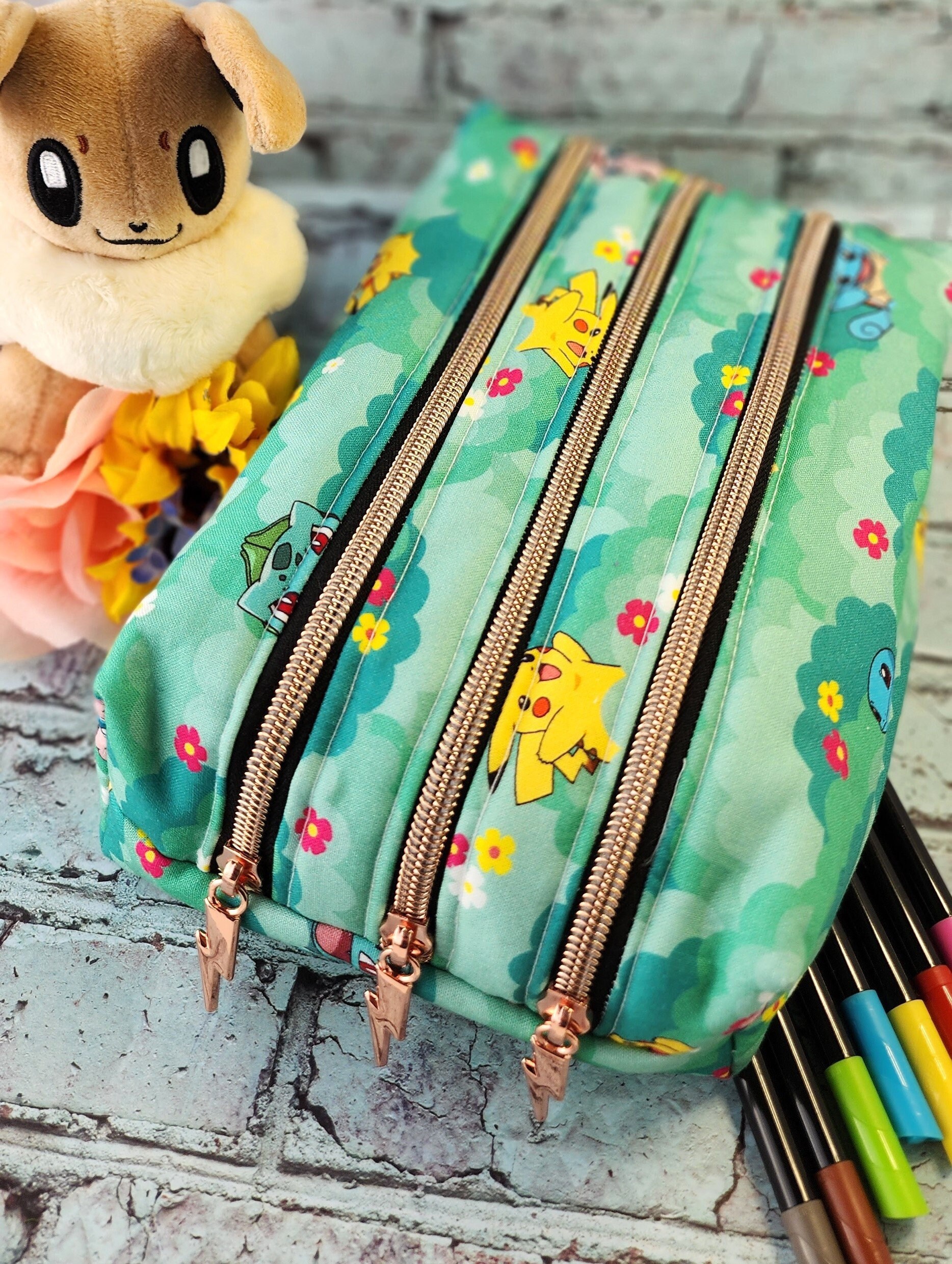 Pokemon Hold Em' All Triple Pouch - Etsy