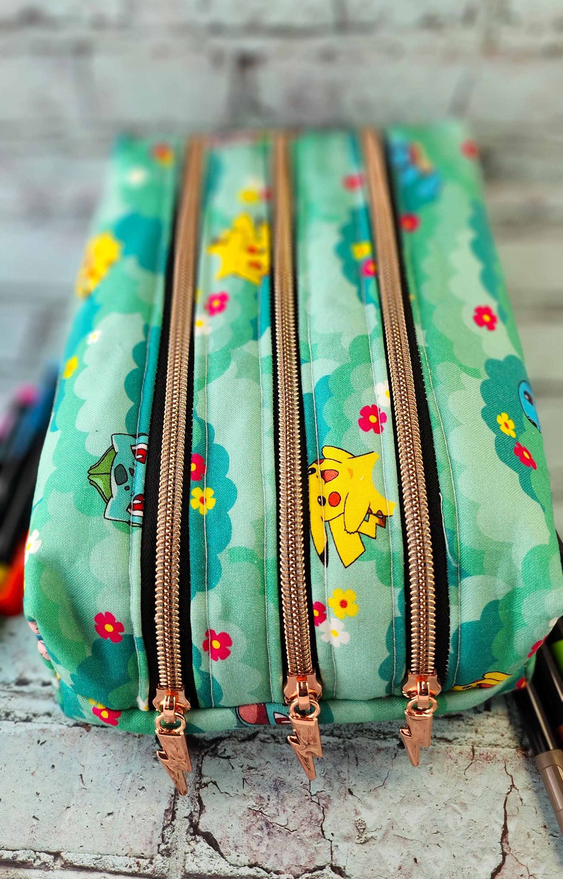 Pokemon Hold Em' All Triple Pouch - Etsy