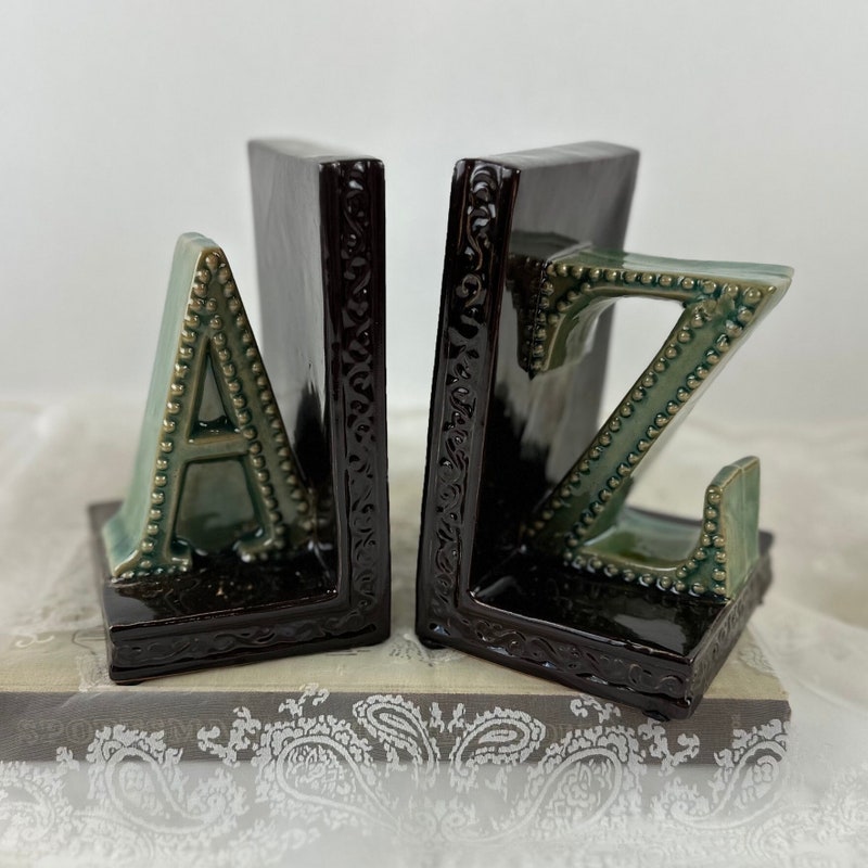 Ceramic Bookends - Etsy