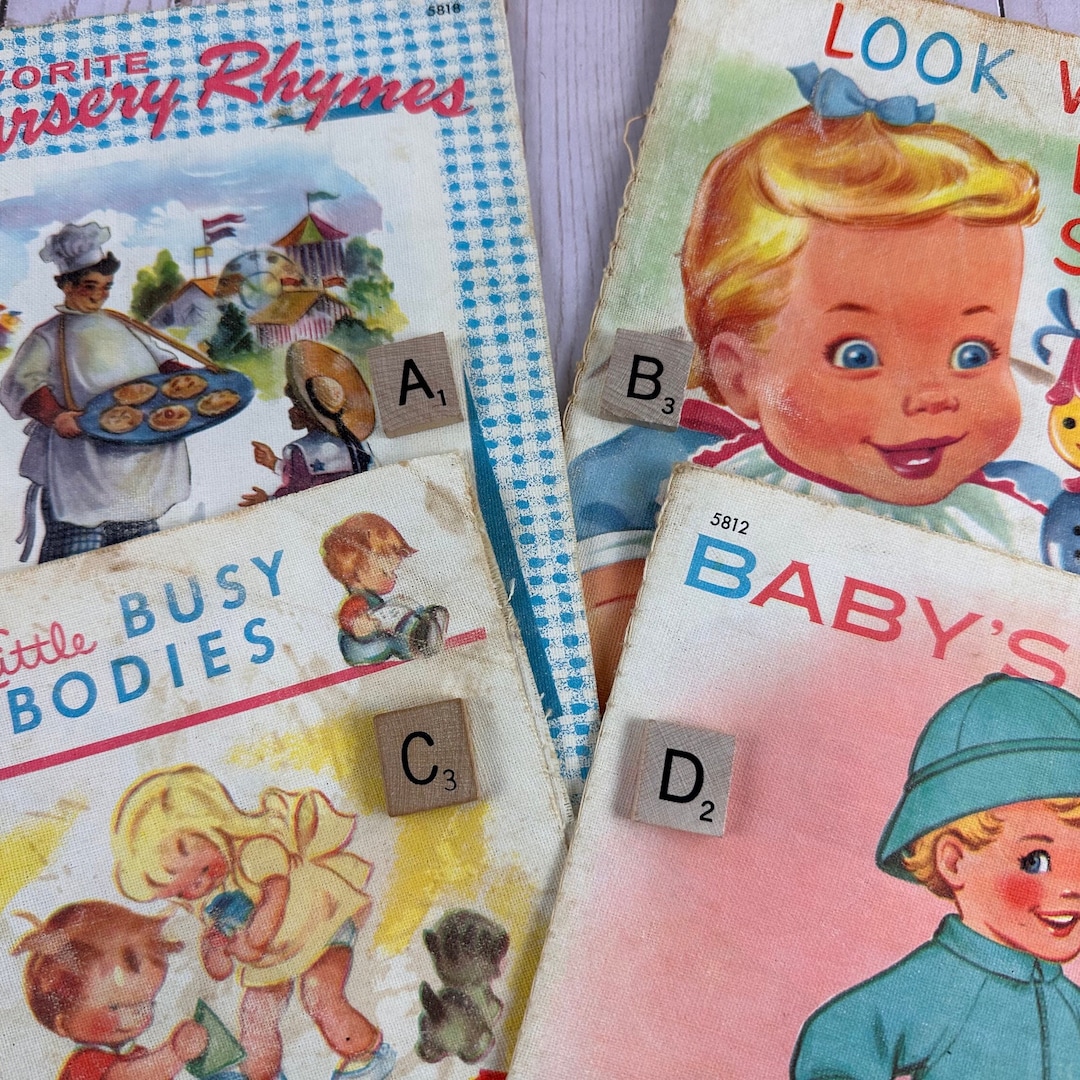 Vintage Cloth Baby Books, Choice of 1960s Child's Book - Etsy
