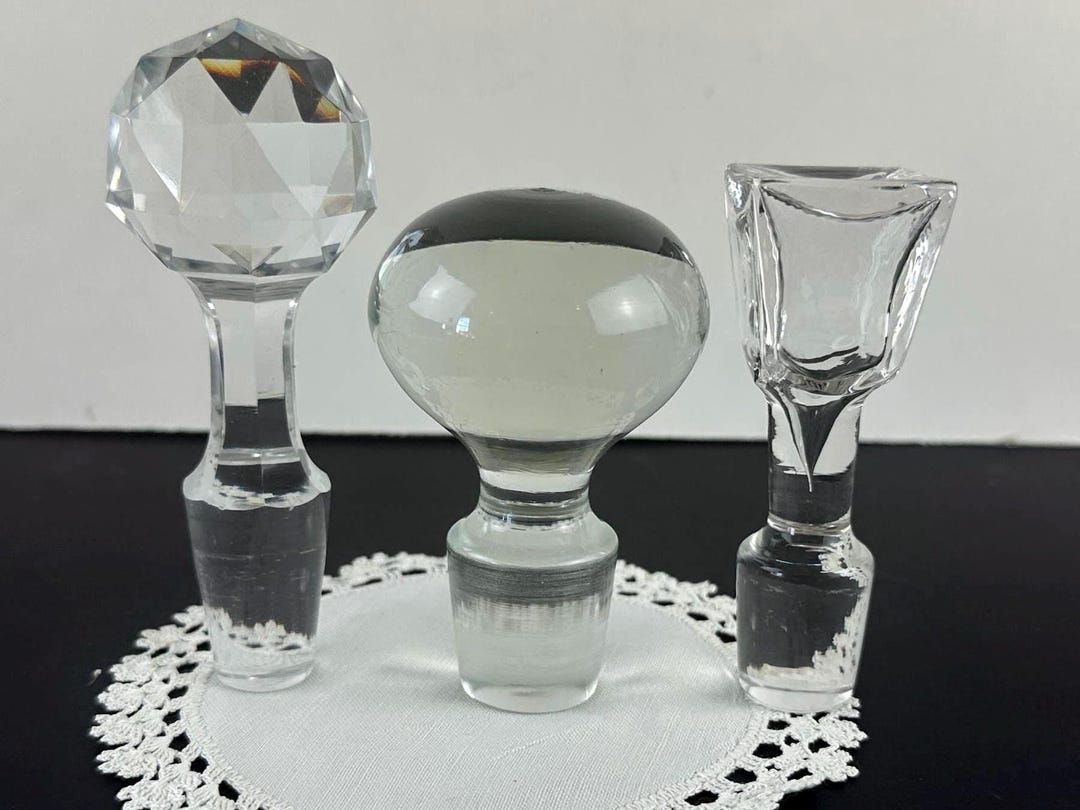 Glass Stopper Replacement for Liquor Decanter, Decanter Stopper, Glass ...