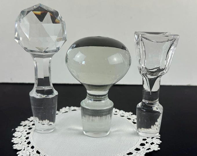 Glass Stopper Replacement for Liquor Decanter, Decanter Stopper, Glass ...