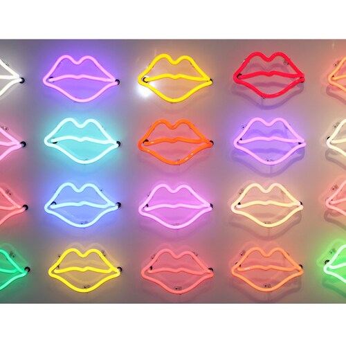 20 Neon Lips - Etsy