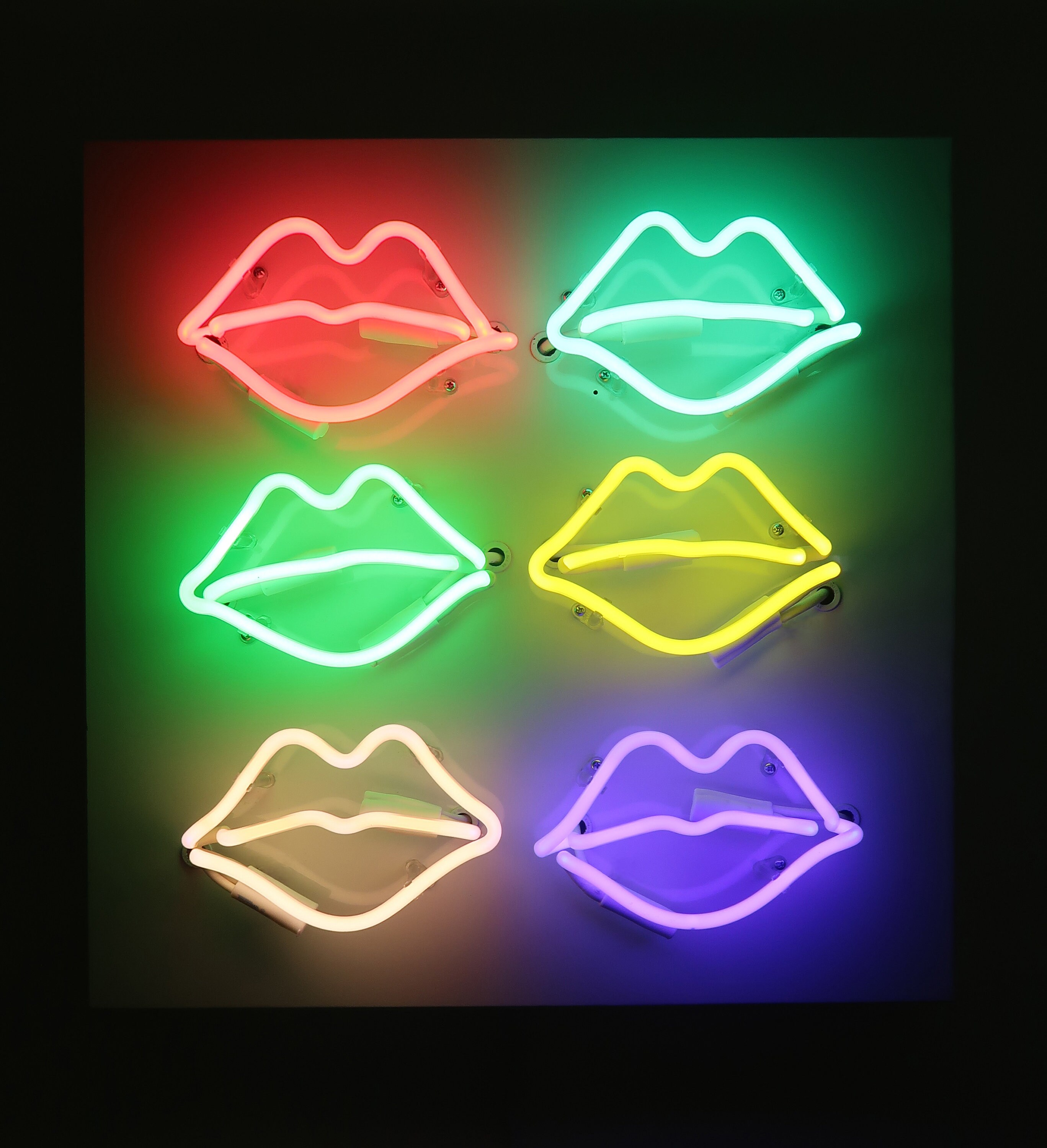 6 Neon Lips (limited Edition, Signed by the Artist) - Etsy