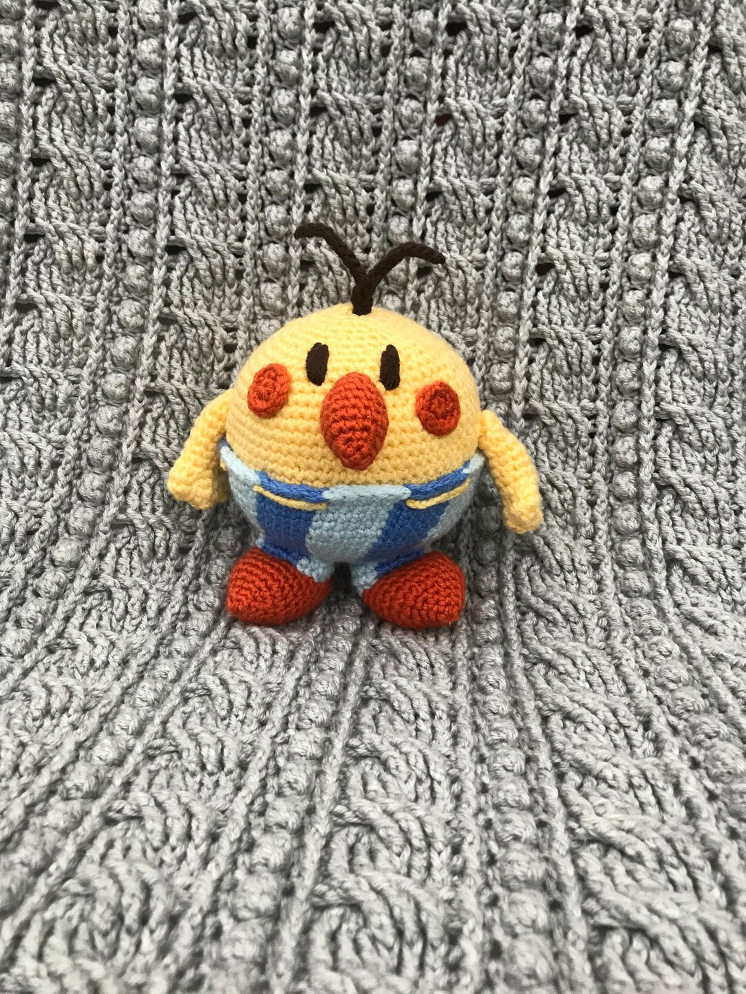 Burt the Bashful Crochet Bert Ball Inspired by Yoshi Woolly - Etsy