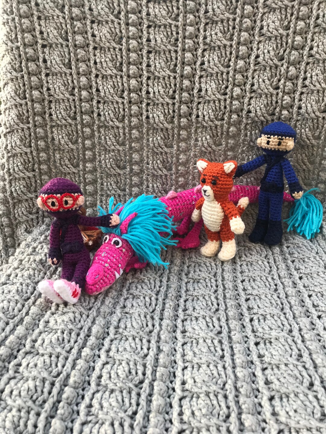 Ninja, Wesley, Georgie, Pretzel, Bachan, Dragon, Kooma, Grandma ...