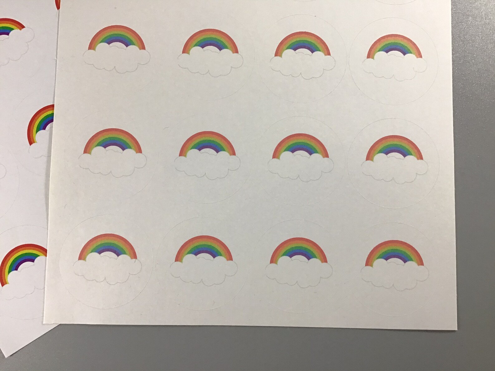 Rainbow Stickers or Labels for Children's Craft Play Gift - Etsy