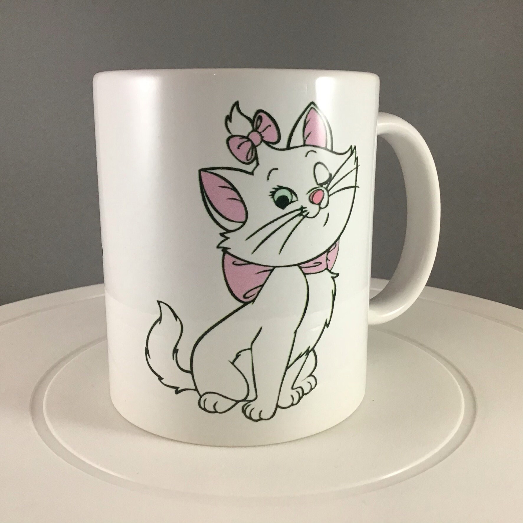 Marie Aristocats Disney Inspired Fan Art Character Tea Coffee - Etsy