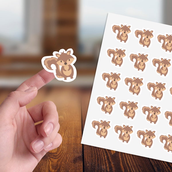 Squirrel Stickers - Etsy