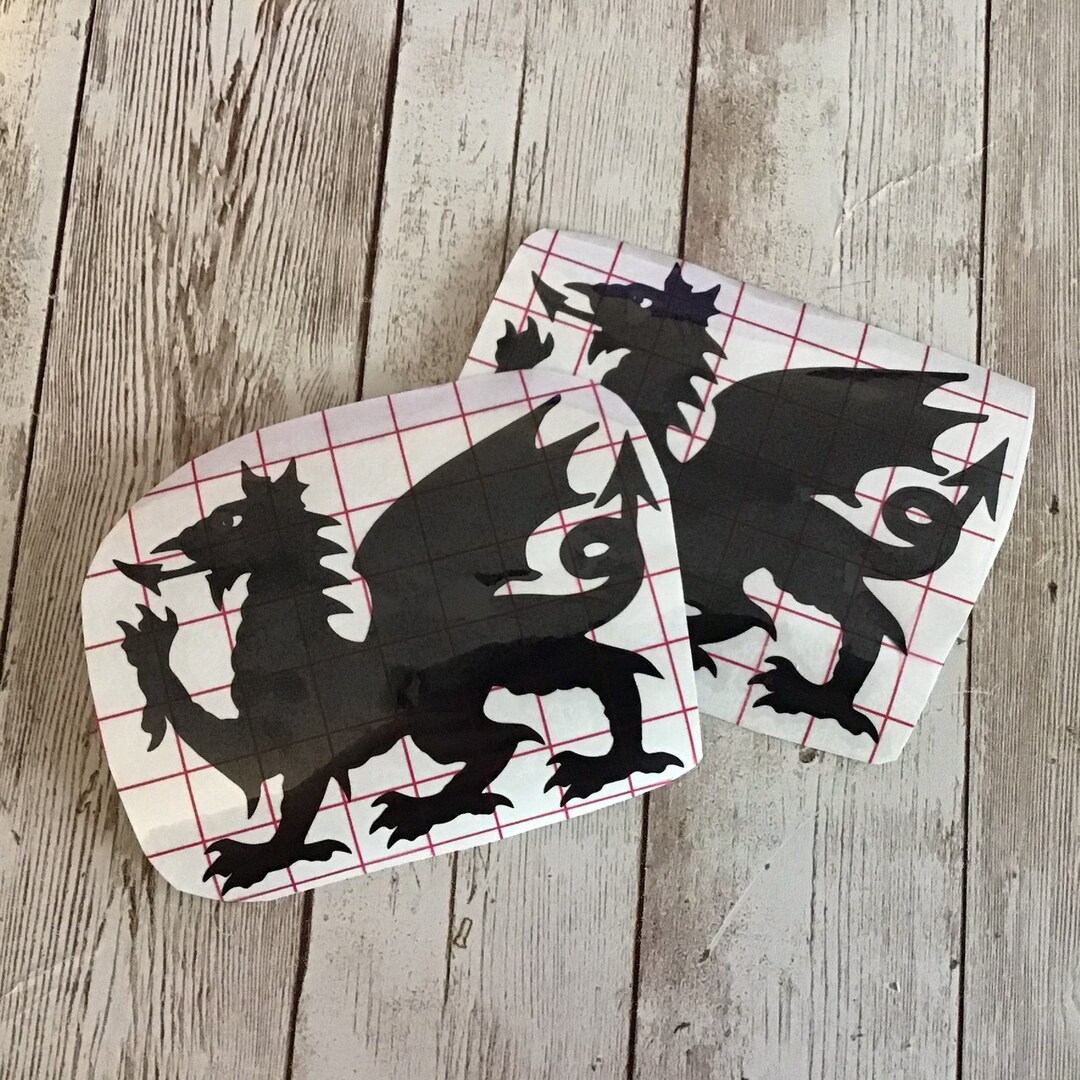 Welsh Dragon Vinyl Craft Car Bumper Decals Stickers - Etsy