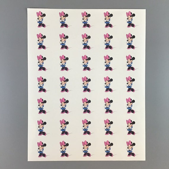 Minnie Mouse Stickers Children Craft Disney Play | Etsy