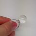 Clear Lucite Ring Ball, Sphere Ring, Acrylic Ring, Crystal Ball Ring ...