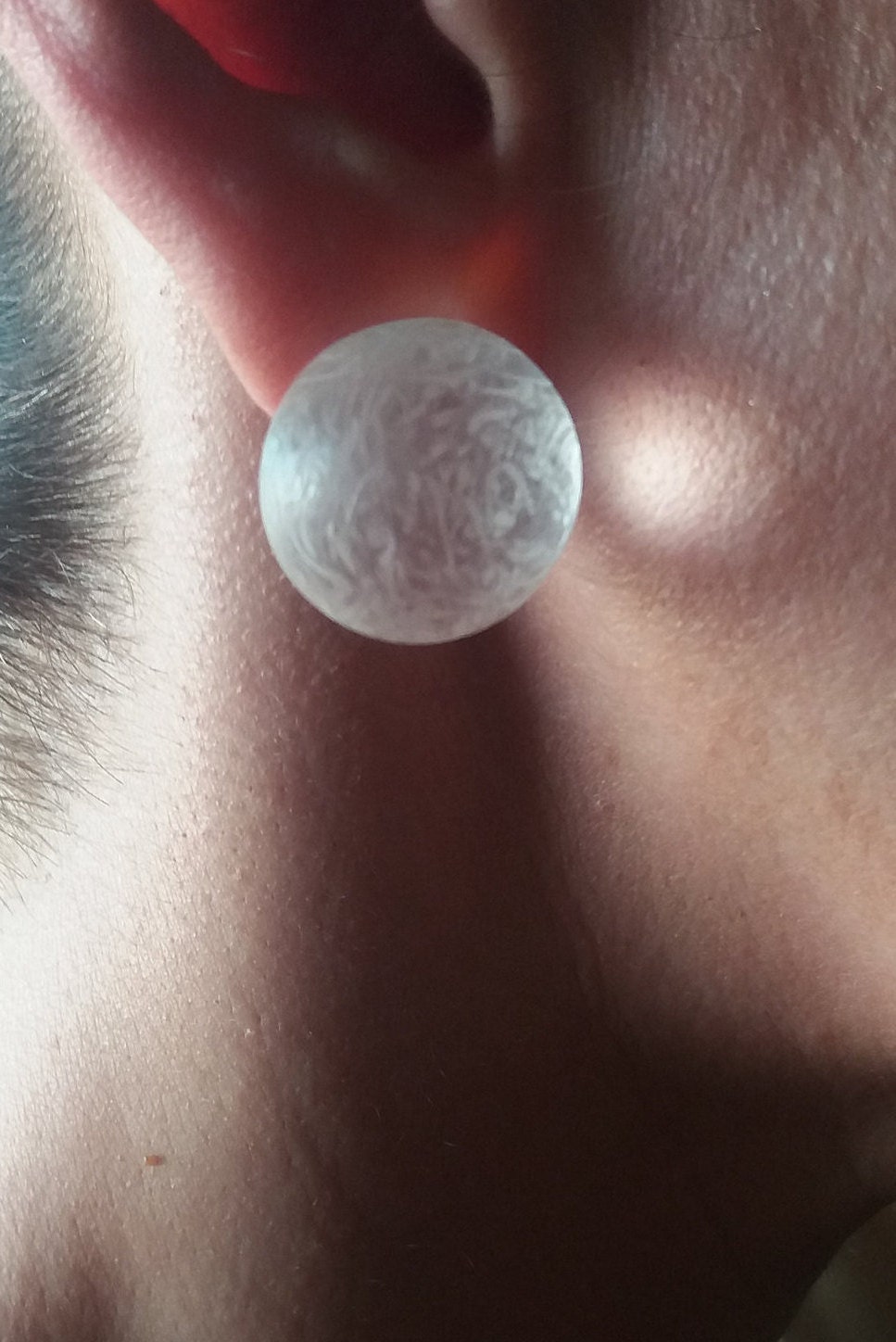 Big Earrings for Women Large Ball Earrings Big Large Lucite - Etsy