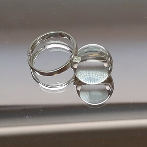 Clear Lucite Ring Ball, Sphere Ring, Acrylic Ring, Crystal Ball Ring ...
