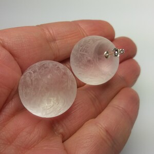 Big Earrings for Women Large Ball Earrings Big Large Lucite - Etsy
