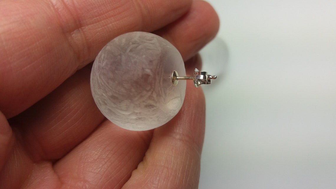 Big Earrings for Women Large Ball Earrings Big Large Lucite - Etsy