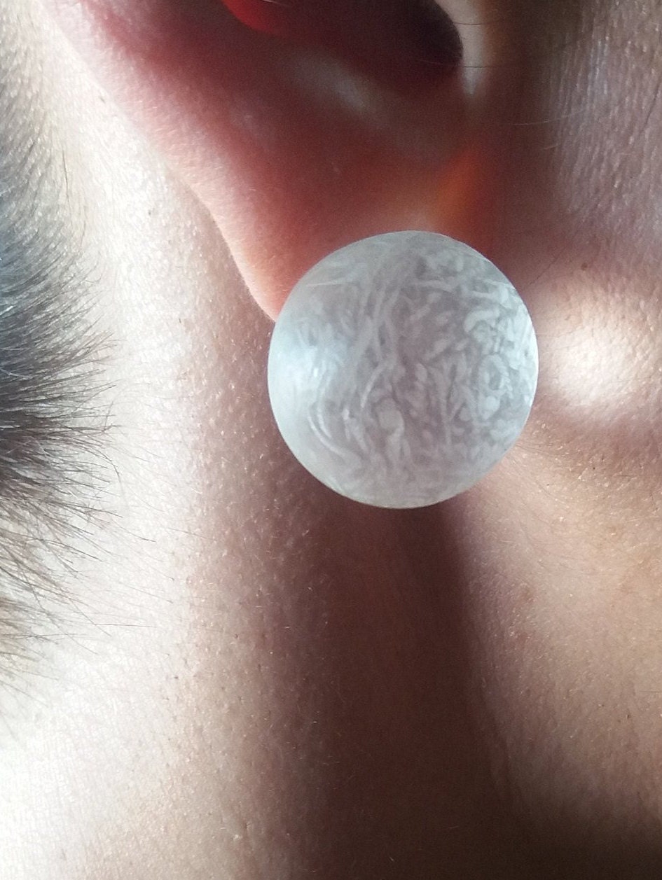 Big Earrings for Women Large Ball Earrings Big Large Lucite - Etsy