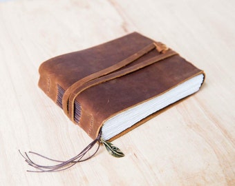 Leather sketchbook | Etsy