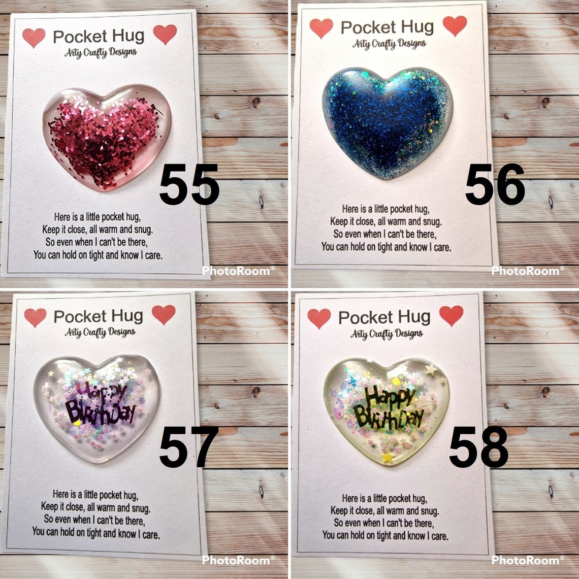 Resin Pocket Hug Teachers Gift Friend Gift I Care - Etsy UK