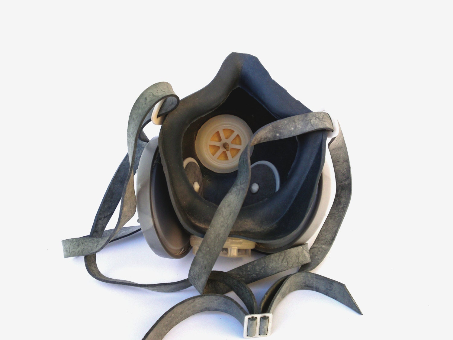 Vintage Goth Dust Mask Military Gas Mask Soviet Black Dust Mask ...