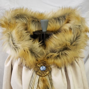 Fleece Lined Custom Fantasy Cloak With Extra Large Hood Santa Cape ...