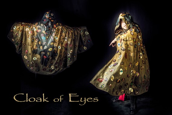 Inspired D & D 5E Cloak of Eyes Dungeons and Dragons Cape of | Etsy