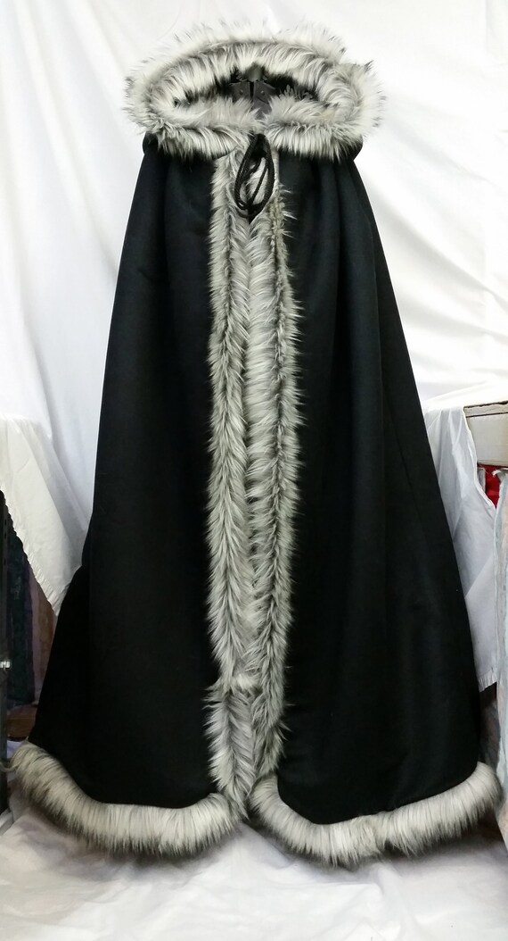 Hooded Custom Reversible Fantasy Cloak Victorian Renaissance | Etsy
