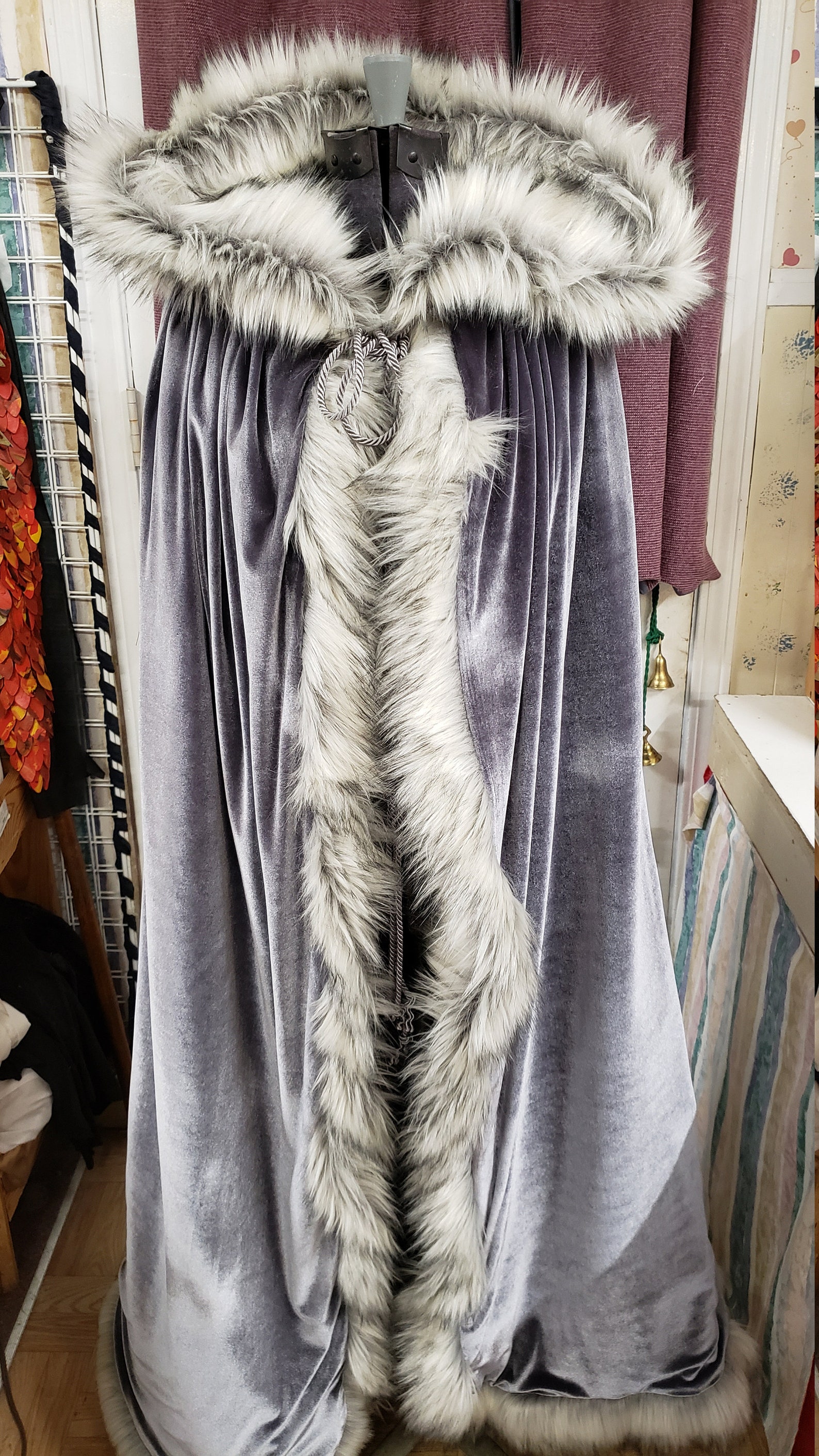 Fleece Lined Custom Fantasy Cloak With Extra Large Hood Santa - Etsy