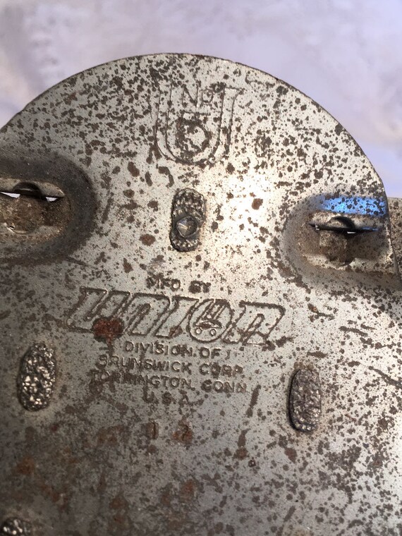 Union Roller Skates 1940s Red Wheels with Ball Bearin… - Gem