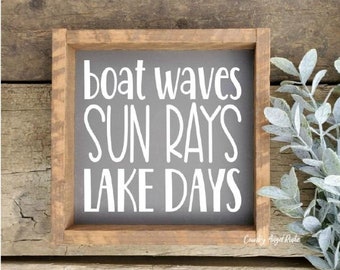 Lake Sign | Etsy
