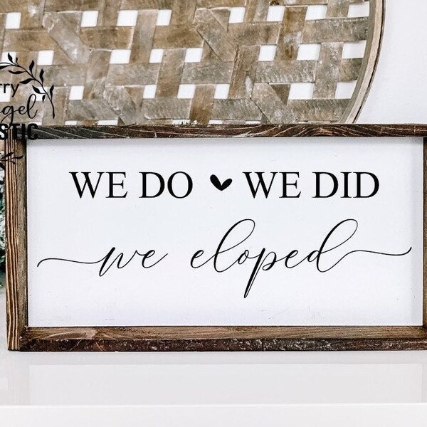 We Eloped - Etsy