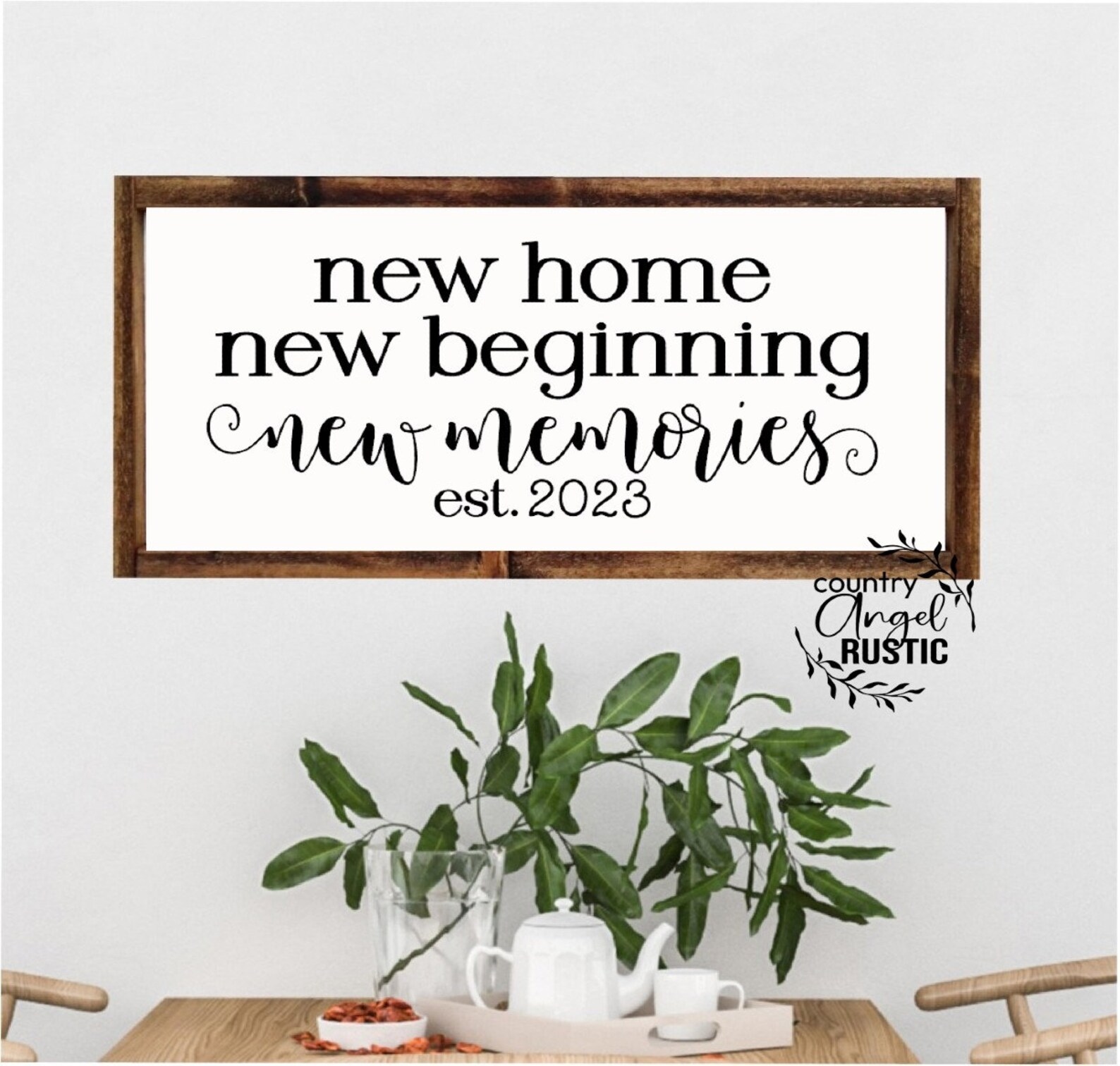 New Home New Beginnings New Memories First Home Sign - Etsy