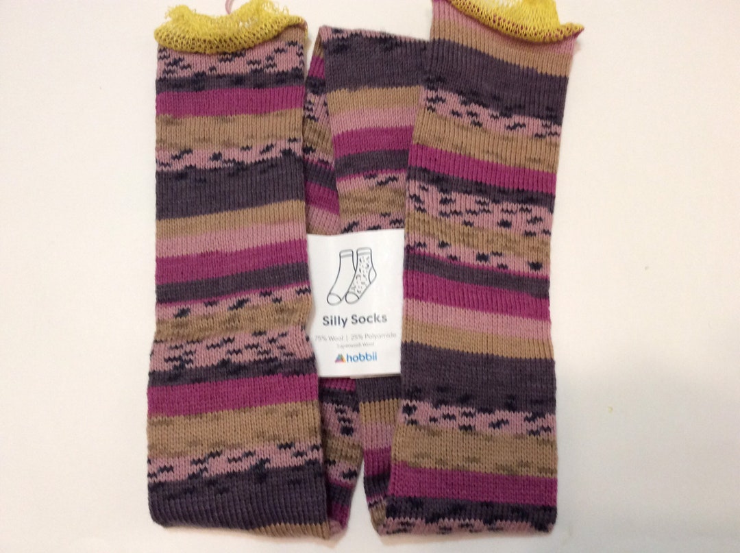 Pre-made 64 Stitch Machine Knitted SOCK TUBE Ready to Ship - Etsy