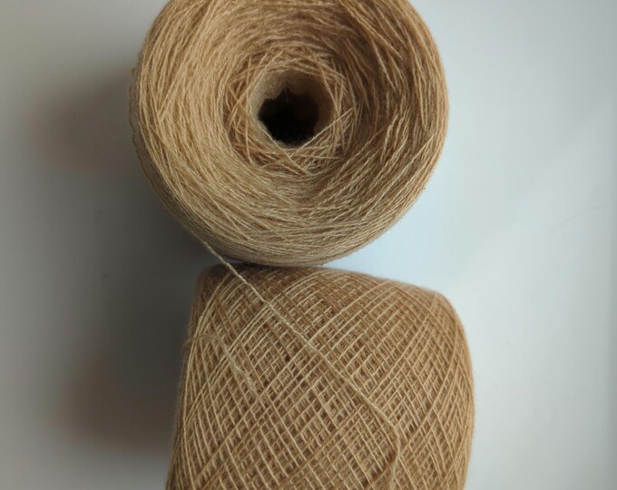 BURLY WOOD 100% Cashmere 2512 Yards Recycled Yarn - Etsy