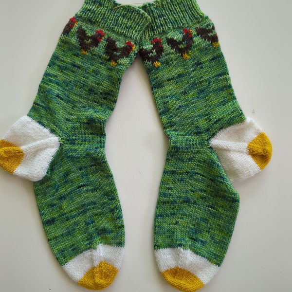Hand Knit Socks - Etsy