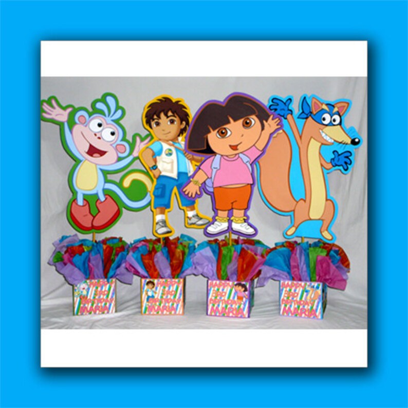 DIY DORA Birthday Party Centerpiece Dora the Explorer | Etsy
