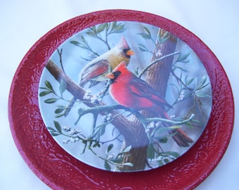 Cardinal plates | Etsy
