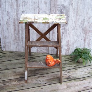 Vintage Wood Ladder Two Step Plant Stand Farmhouse Primitive - Etsy