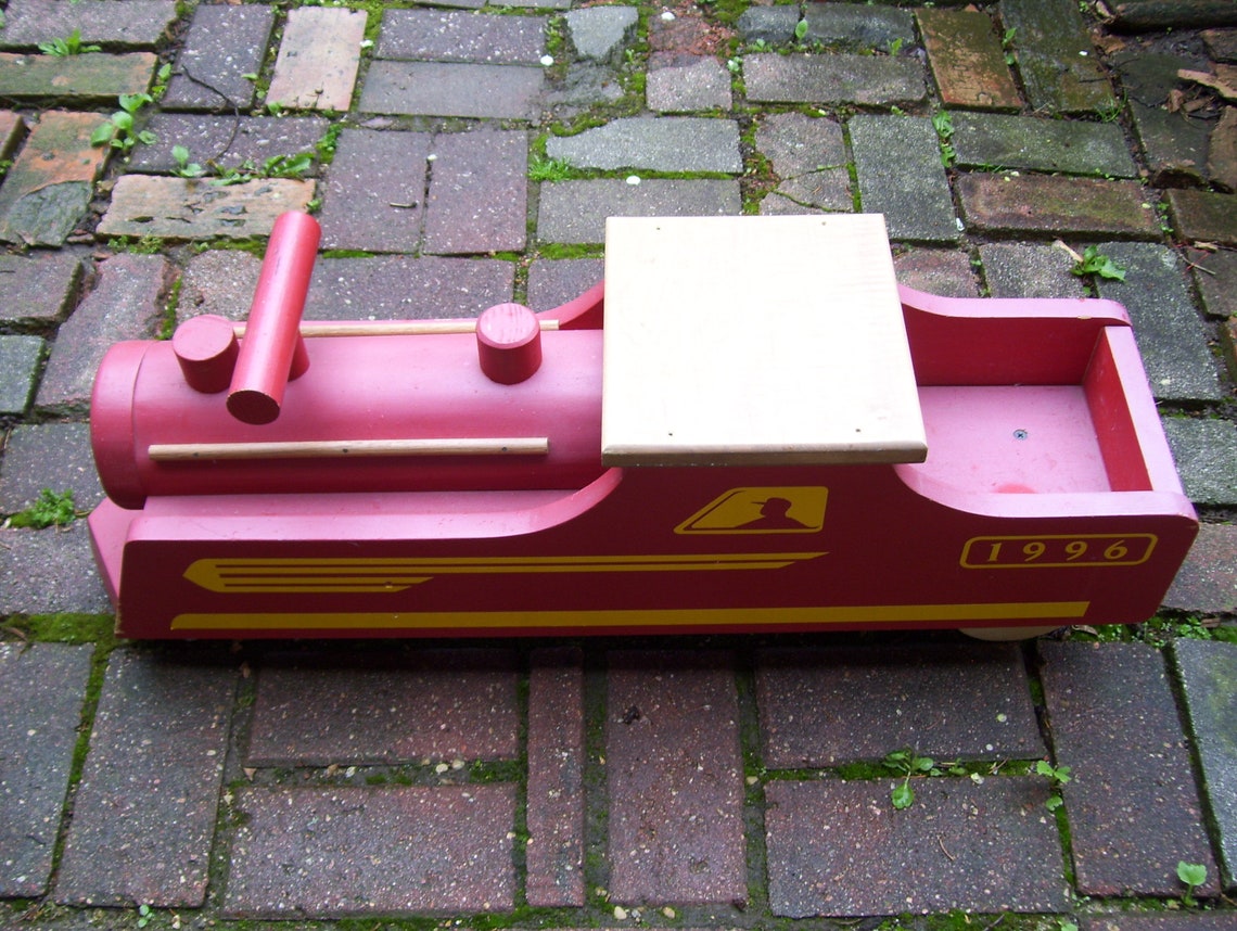 Wood Riding Train John Wayne Duke Express Limited Edition - Etsy