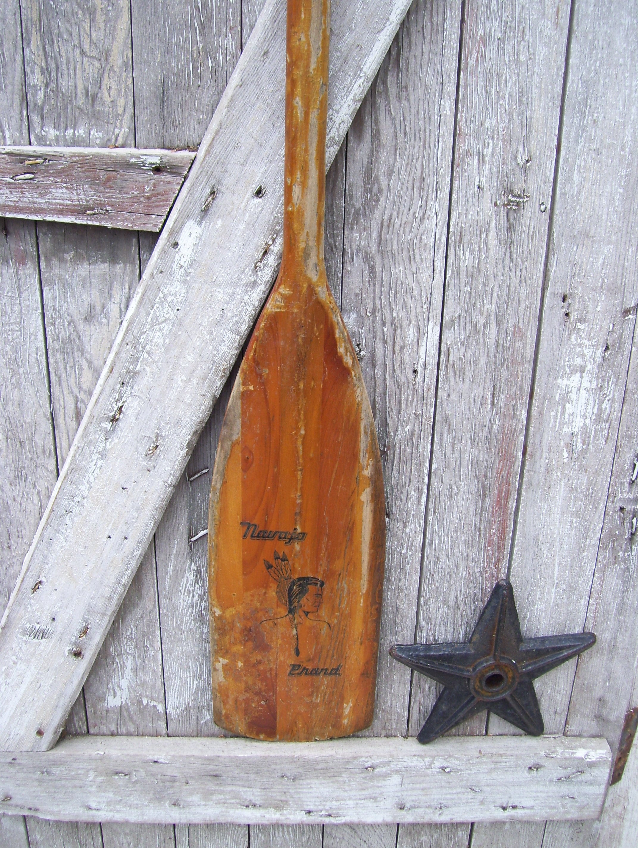 Vintage Wooden Paddle